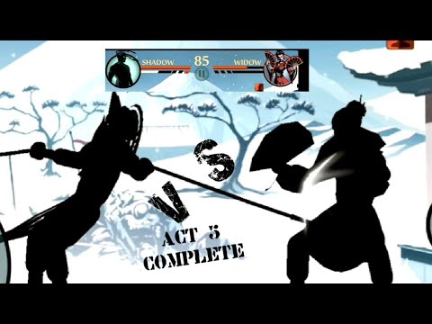 SHADOW FIGHT 2 ACT 5 IS COMPLETE ALL GUARDS AND BOSS ||SHADOW GAMER ...