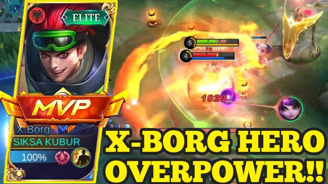 X-BORG HERO OVERPOWER‼️| BUILD X-BORG DAMAGE 2022 | BUILD X-BORG ...