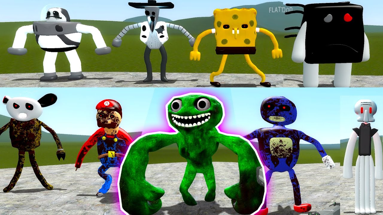 GARTEN OF BANBAN VS CORRUPTED BUZZ, WOODY, SPONGEBOB, SONIC.EXE, SANIC ...