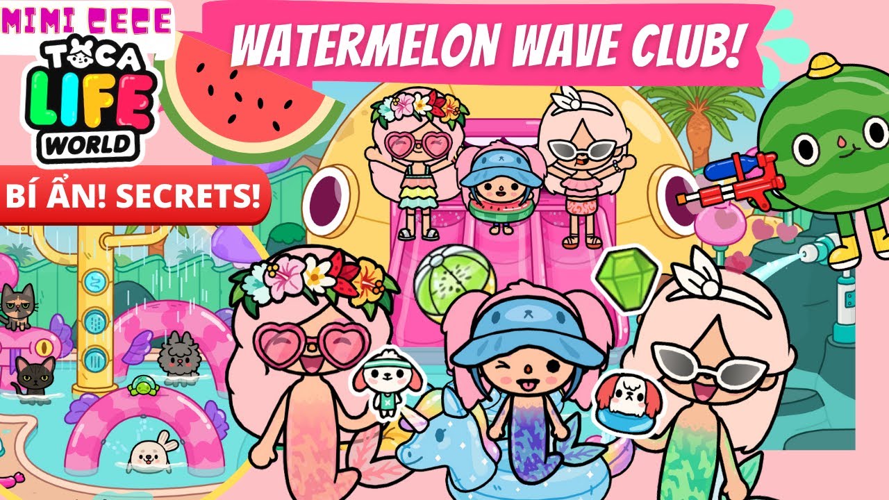 ĐỊA ĐIỂM MỚI WATERMELON WAVE CLUB 💦🍉🤩 Khám Phá Bí Mật Và Crumpets‼️ ...