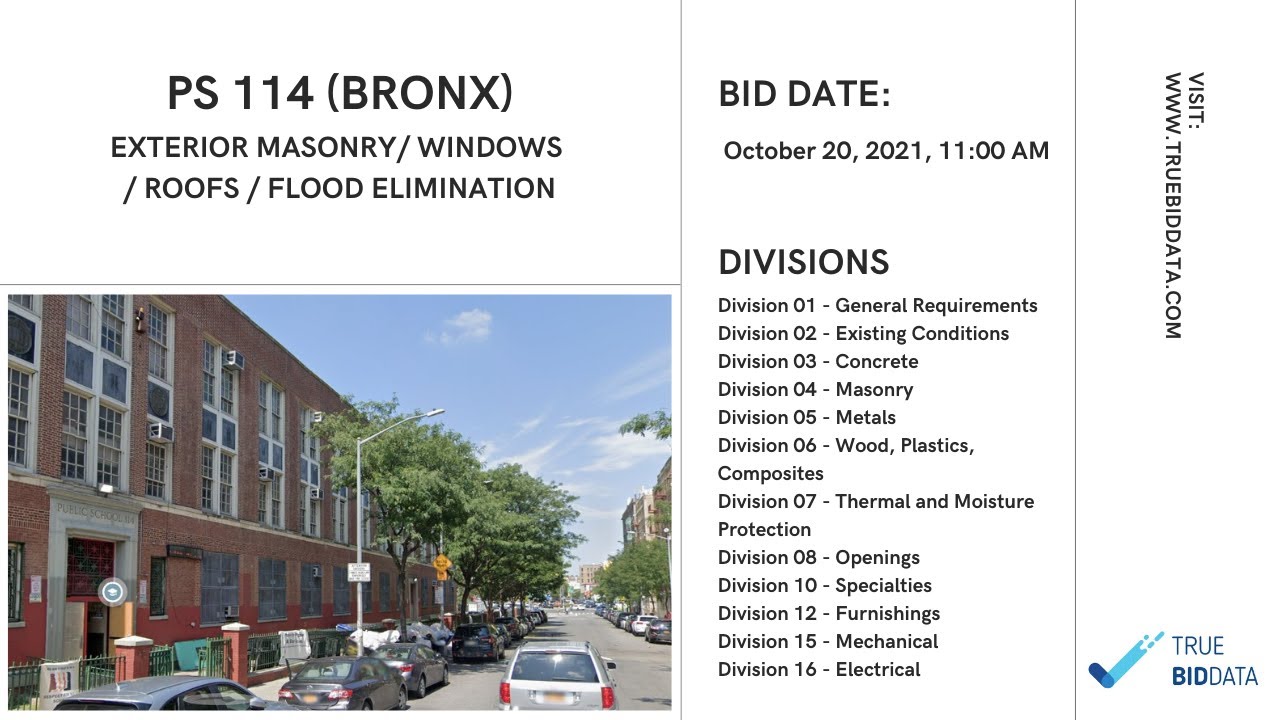PS 114 (Bronx) - Exterior Masonry/Windows/Roofs/Flood Elimination - YouTube