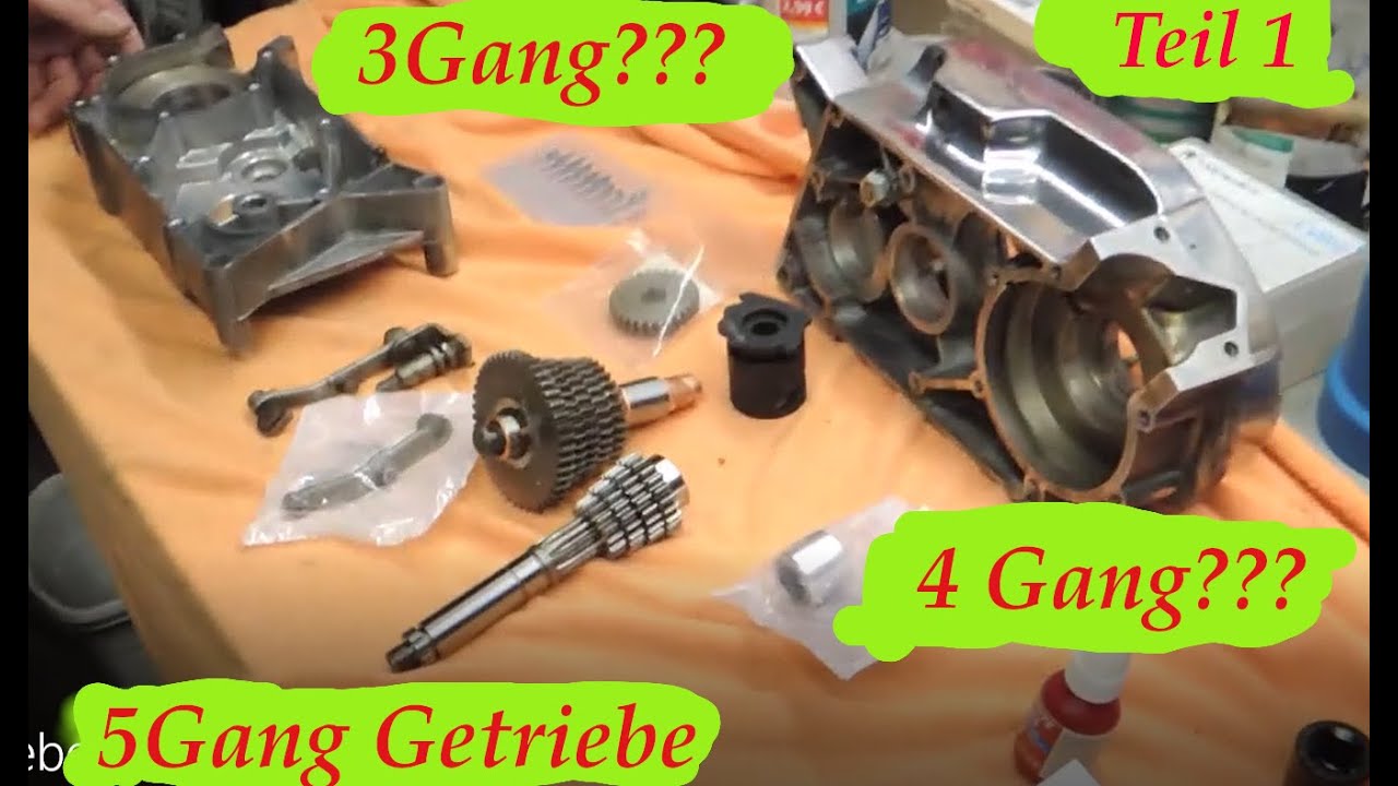 Simson S51 Kr51/2 - 3 Gang, 4 Gang oder doch 5 Gang Getriebe ? Wie mach ...