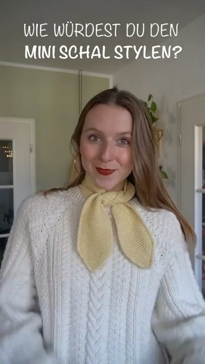 5 Arten deinen Mini Schal zu stylen - YouTube