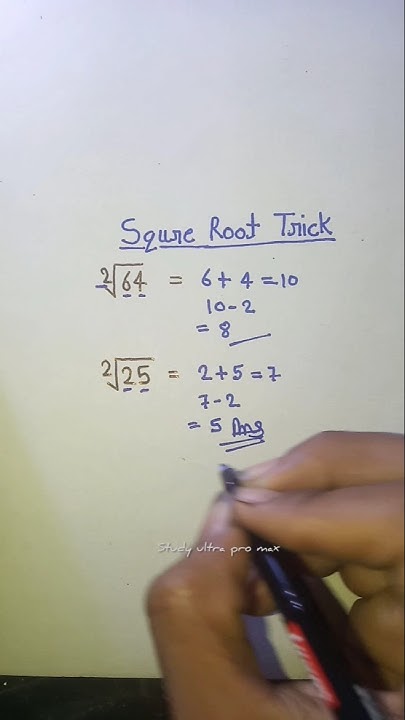 Math Square root short trick . #maths #mathstricks #shortsfeed #tricks #reasoning #shorts - YouTube
