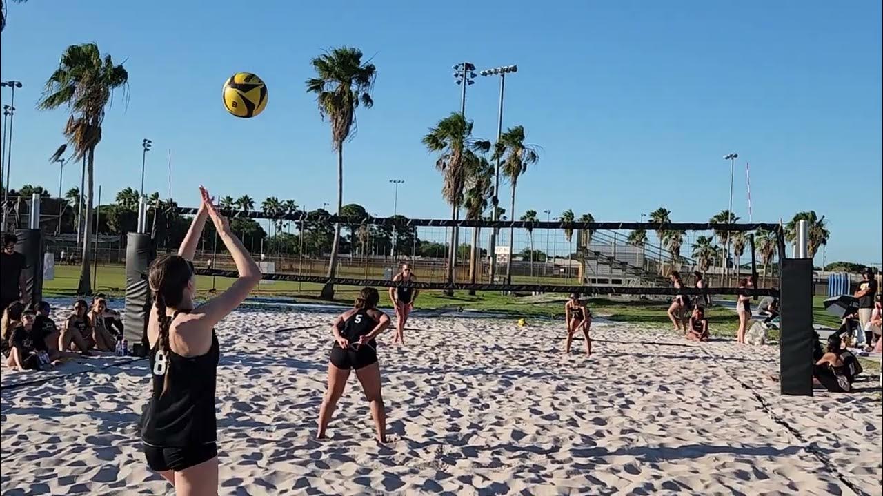 Ft Pierce Central high school beach volleyball (Ivy Cooper) 2023 - YouTube