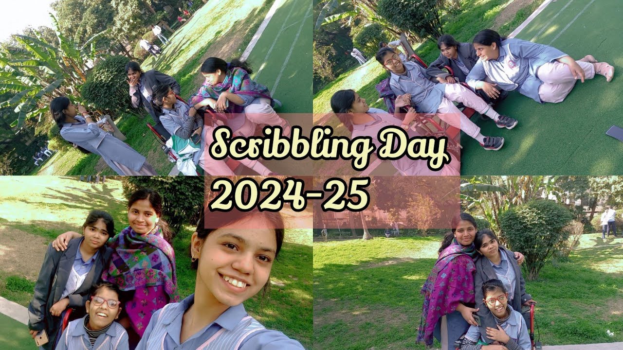 Scribble day Celebration🥳|Hua bada confusion 😱| Class 12th khatam hone wala hai 🙃 - YouTube