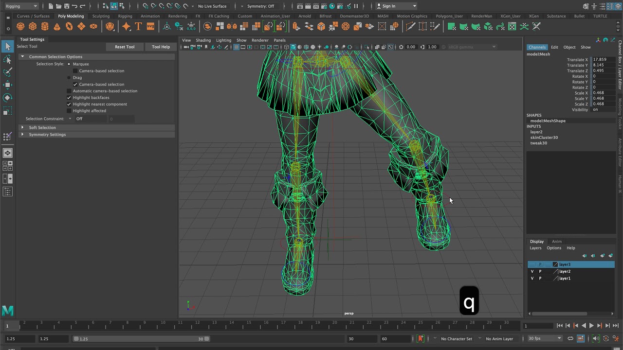 Manual Rigging Part 4 (Painting Skin Weights) - YouTube