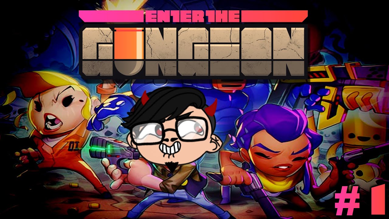 Let's Play - Enter The Gungeon Part 1 Gameplay | Chamber 1 Playthrough ...