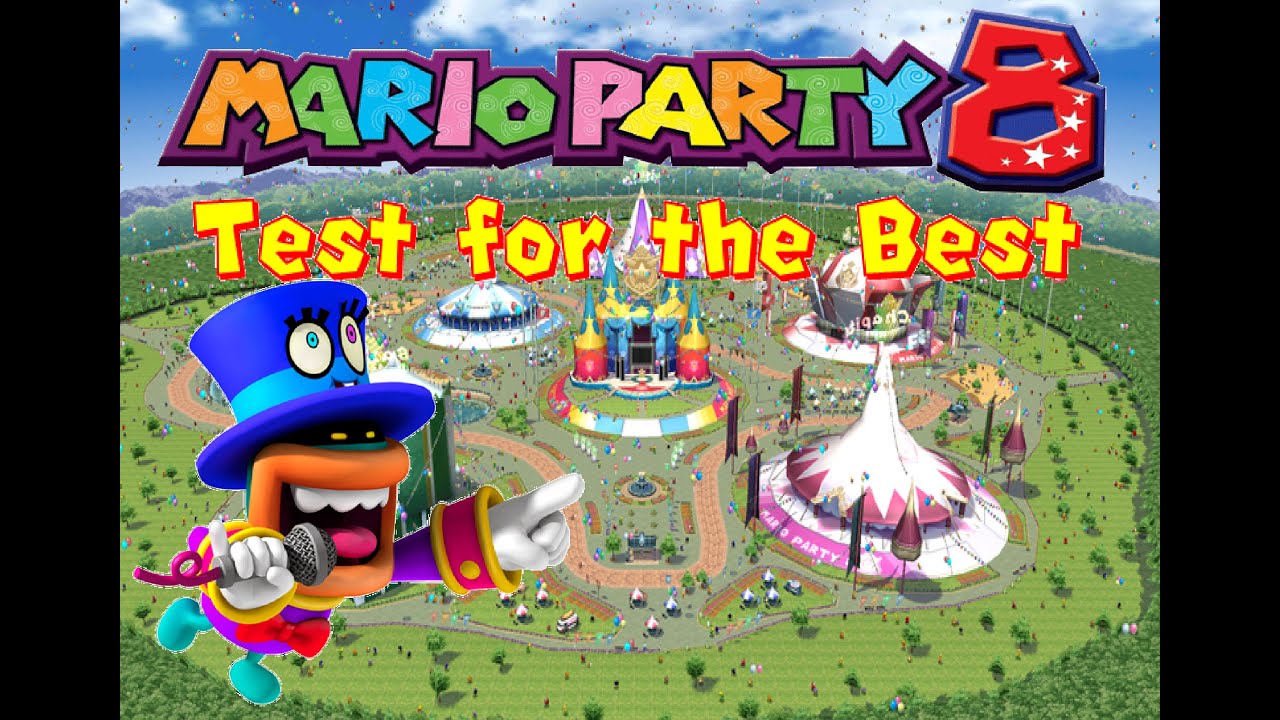Let's Play Mario Party 8 - Mini-Game Tent - Test for the Best - YouTube
