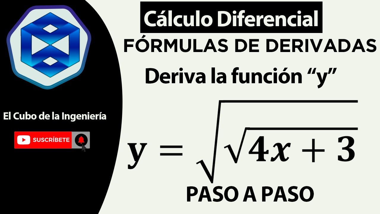 Derivar una función utilizando las Fórmulas de derivación. Ejercicio 7 ...