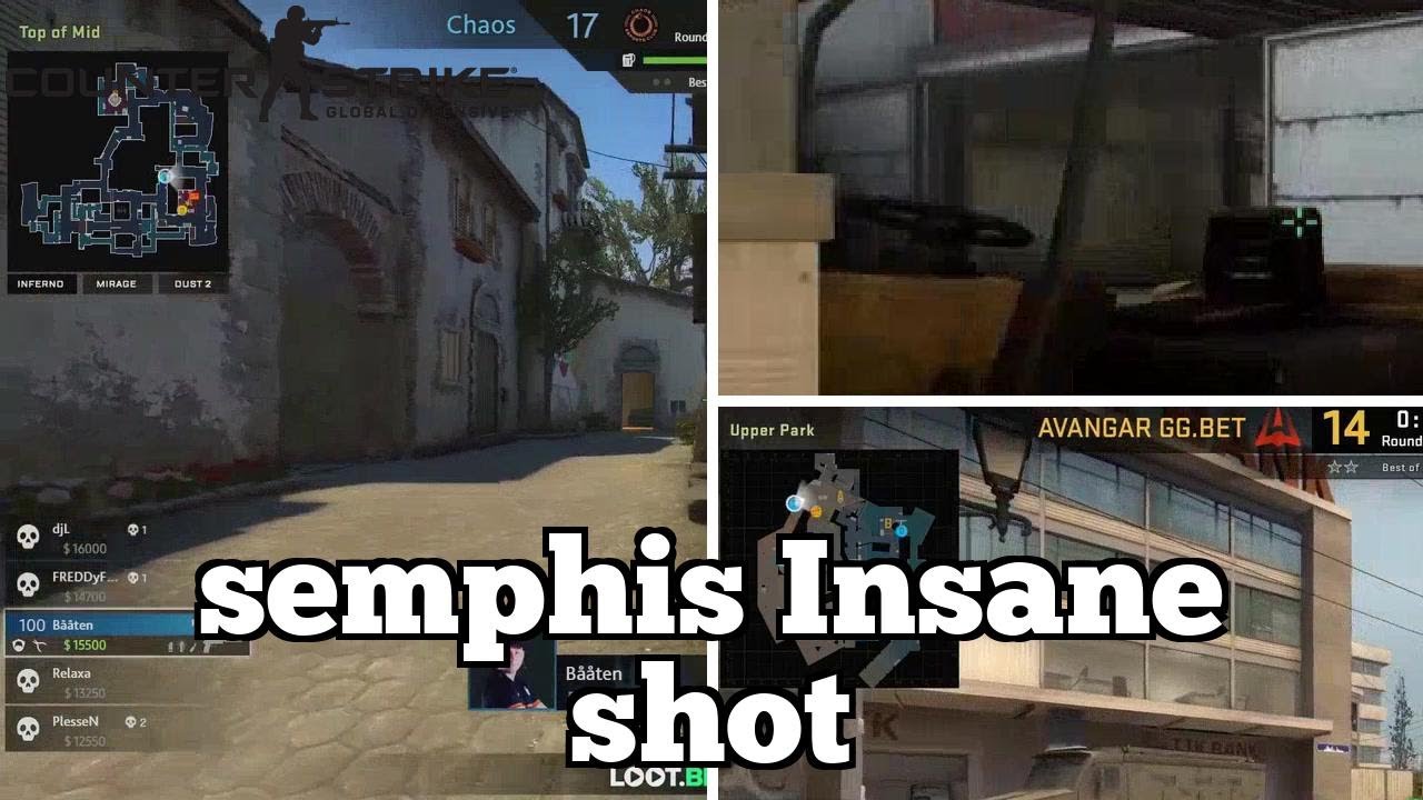 Pro Counter-Strike: Global Offensive Highlights: semphis Insane shot ...