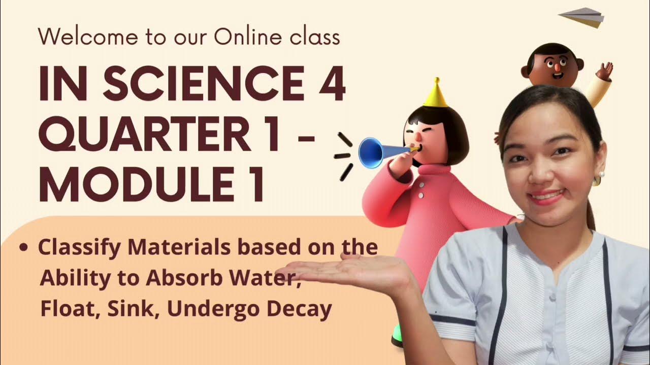 SCIENCE 4 | QUARTER 1 | MODULE 1 - YouTube
