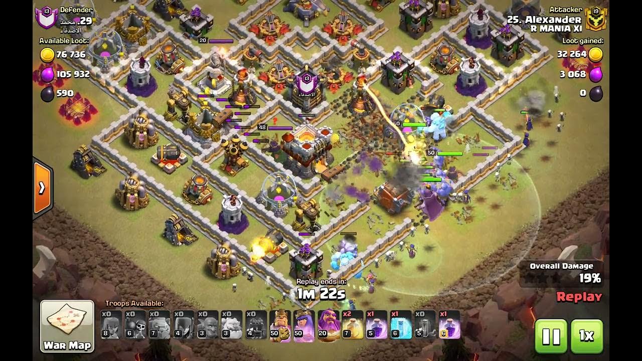 TH11 war attack strategy, Golem , Ice Golem , Witch , Bowler 😎🔥 - YouTube