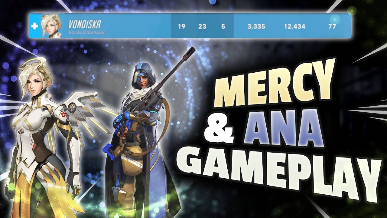 Overwatch 2 Support Ranked Gameplay (Mercy/Ana) - YouTube
