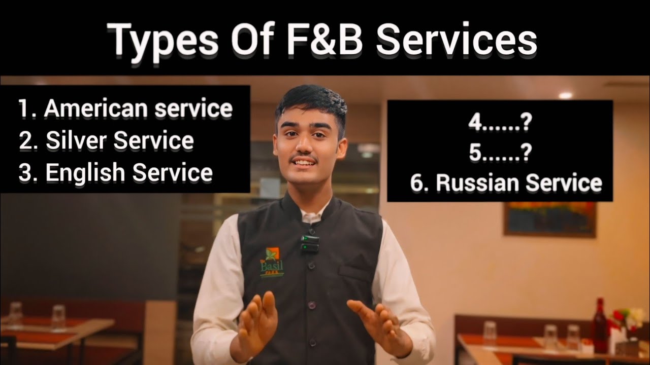 Types Of Services..Types Of Table Service..Food And Beverage Service ...