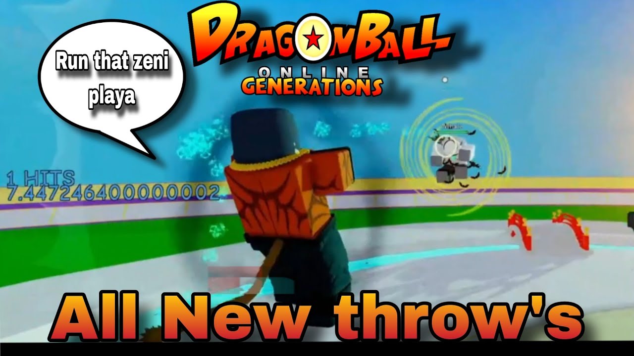 All New Throws/grabs|Dragon ball online genarations - YouTube