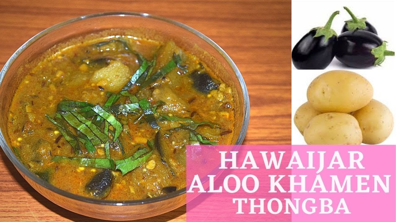 Hawaijar Aloo khamen thongba | bhamon style | fermented soyabean curry ...