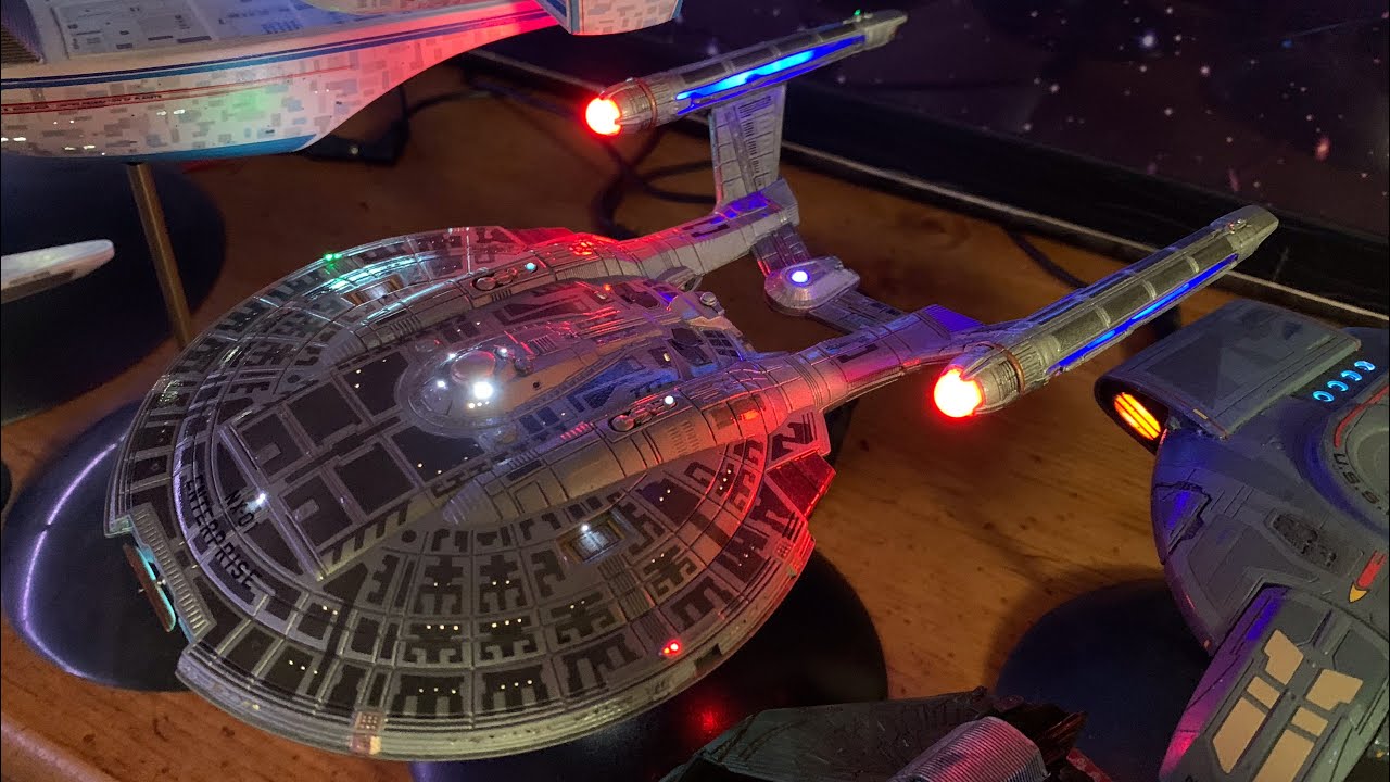Enterprise NX-01 1/1000 scale model with lights/TenaControls/Aztec ...