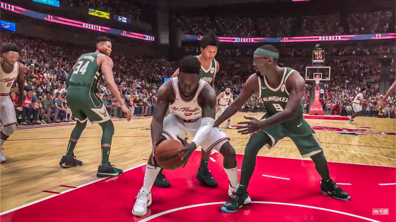 Houston Rockets vs Milwaukee Bucks 1/6/2024 NBA 2K24 Gameplay - YouTube