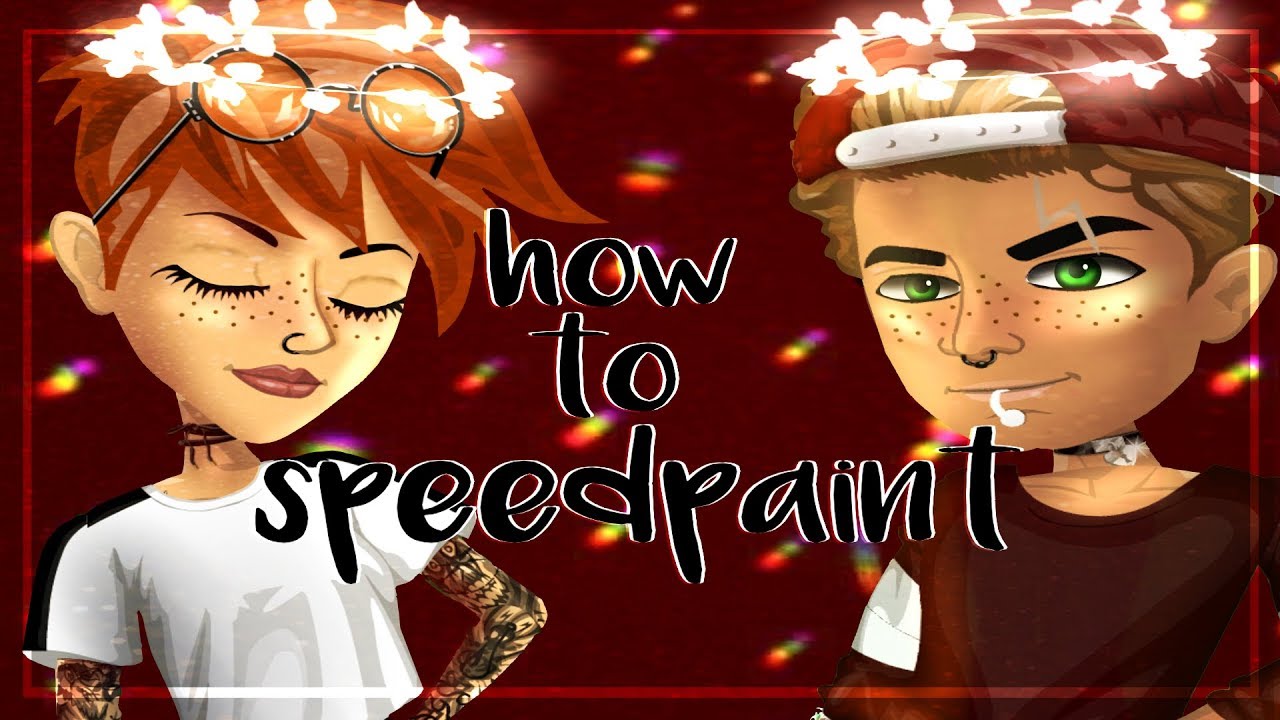 how to make a msp speedpaint - step by step - no speed - YouTube