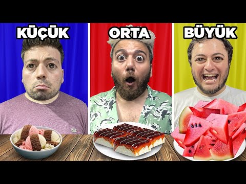 KÜÇÜK ORTA BÜYÜK TATİL YEMEKLERİ! @FIRATSOBUTAY@TAMEROYUN