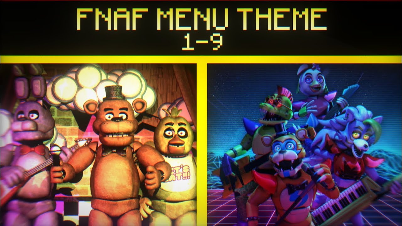 ALL FNAF MENU THEME | Five Nights at Freddy's - YouTube