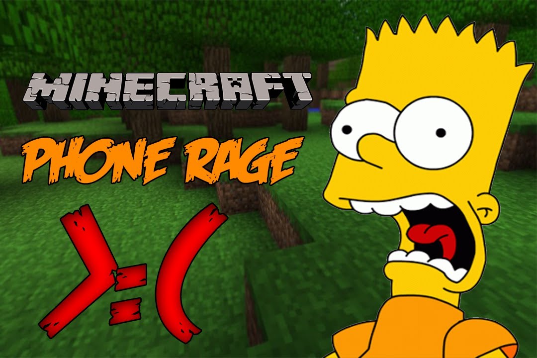 KID rages at phone in MINECRAFT!! [HD] - YouTube