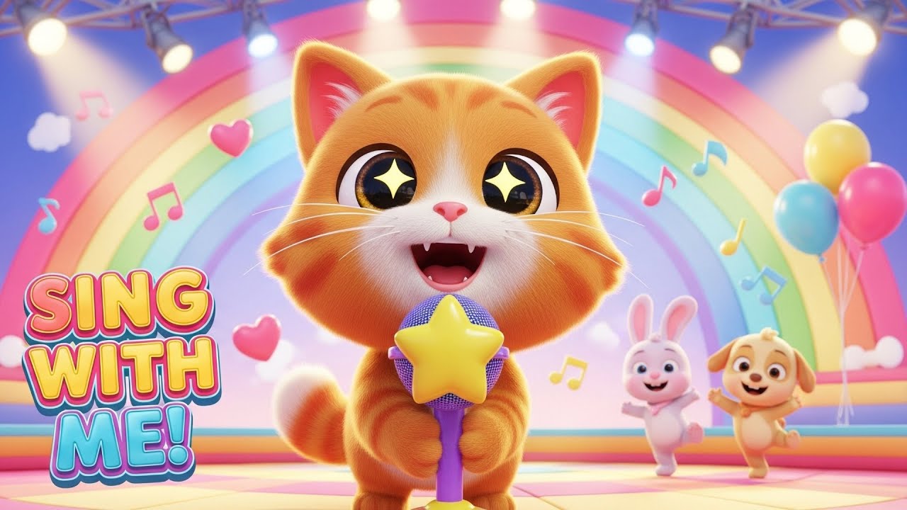 🐱 Baby Cat Meow Meow Song | Cute Cat Dance for Kids & Toddlers ...