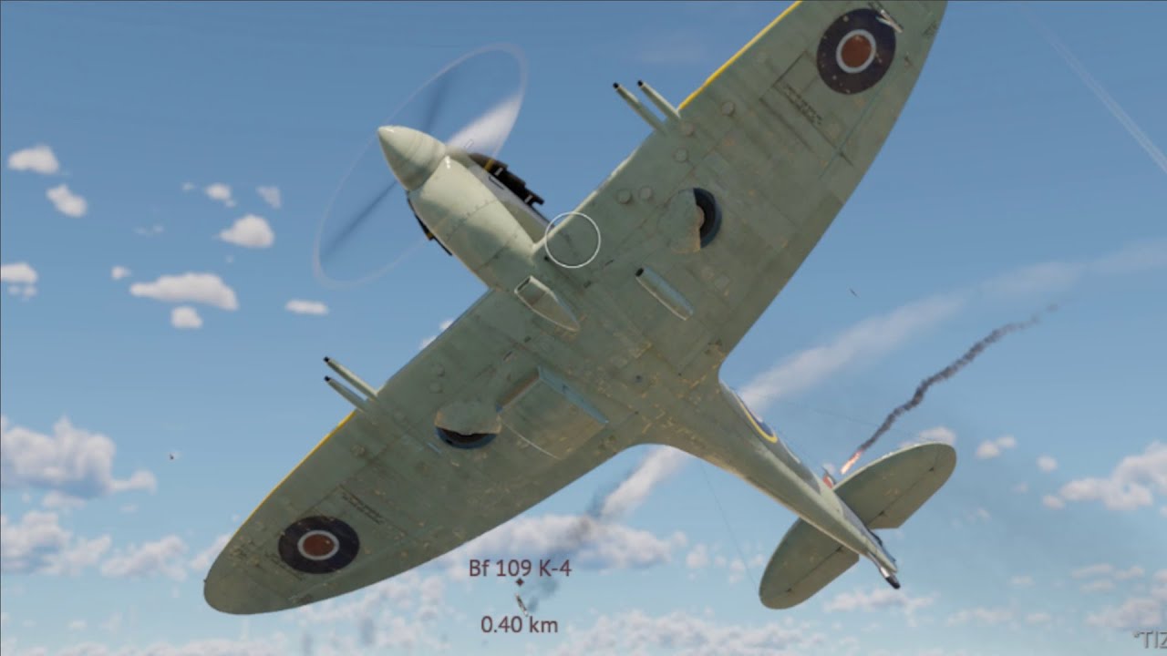 Spitfire Vc ace game (War Thunder Air Realistic Gameplay) also H-75 ...