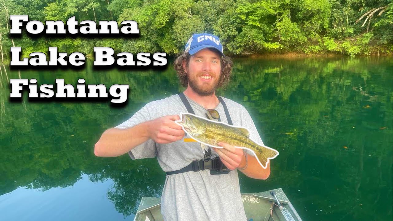 Bass Fishing Fontana Lake North Carolina For Spotted Bass!! - YouTube