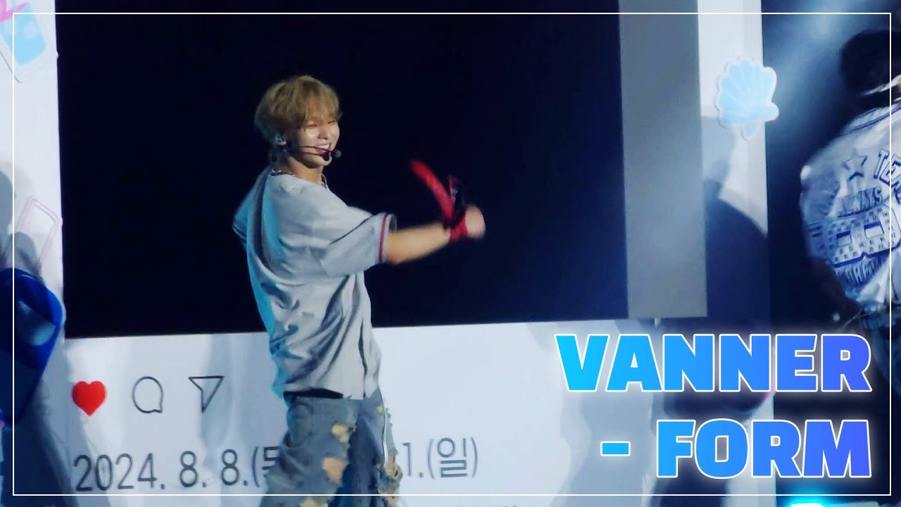 [4K] 240809 | 폼(FORM) - VANNER(배너) | 혜성 Focus | Summer 섬 Festival - YouTube