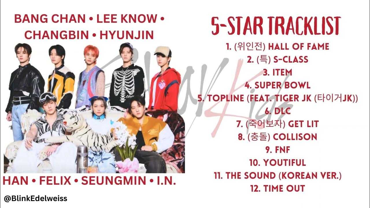 [FULL ALBUM] Stray Kids (스트레이 키즈) - 5 STAR PLAYLIST - YouTube