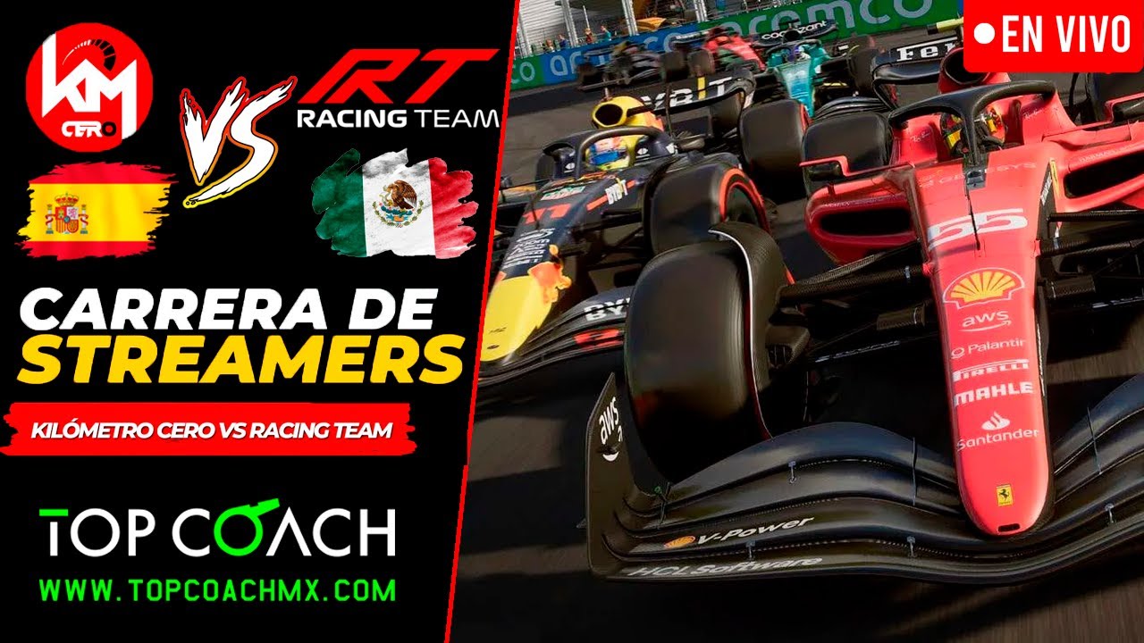 🔴 EN VIVO | CARERRA de STREAMERS 🎮 @KilómetroCeroMotor VS RACING TEAM 🔥 ...