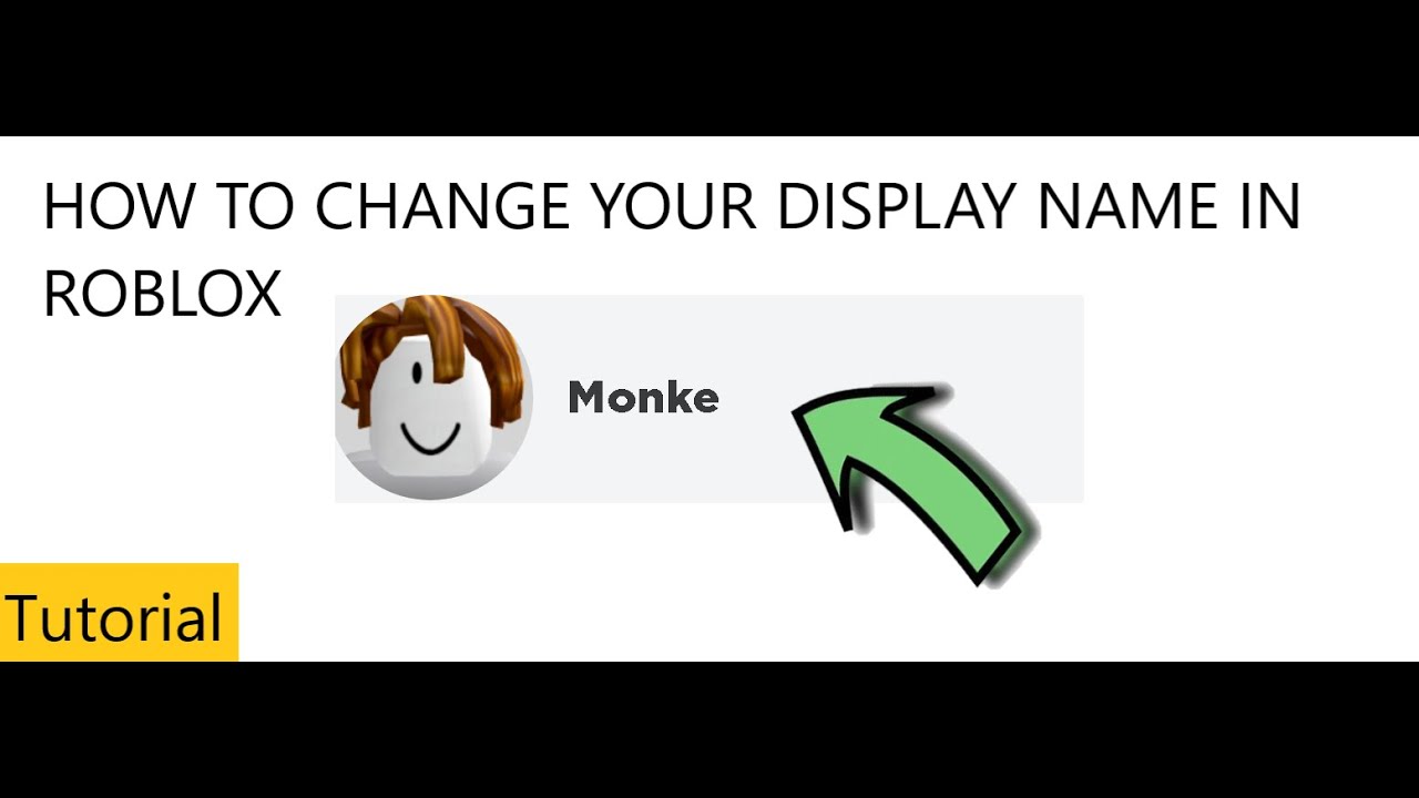 [TUTORIAL] How To Change Your Display Name In Roblox! 2021 - YouTube