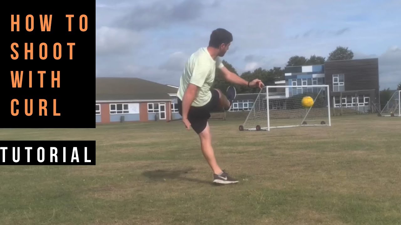 How to curl the football when shooting Tutorial Video (Improve Quickly ...