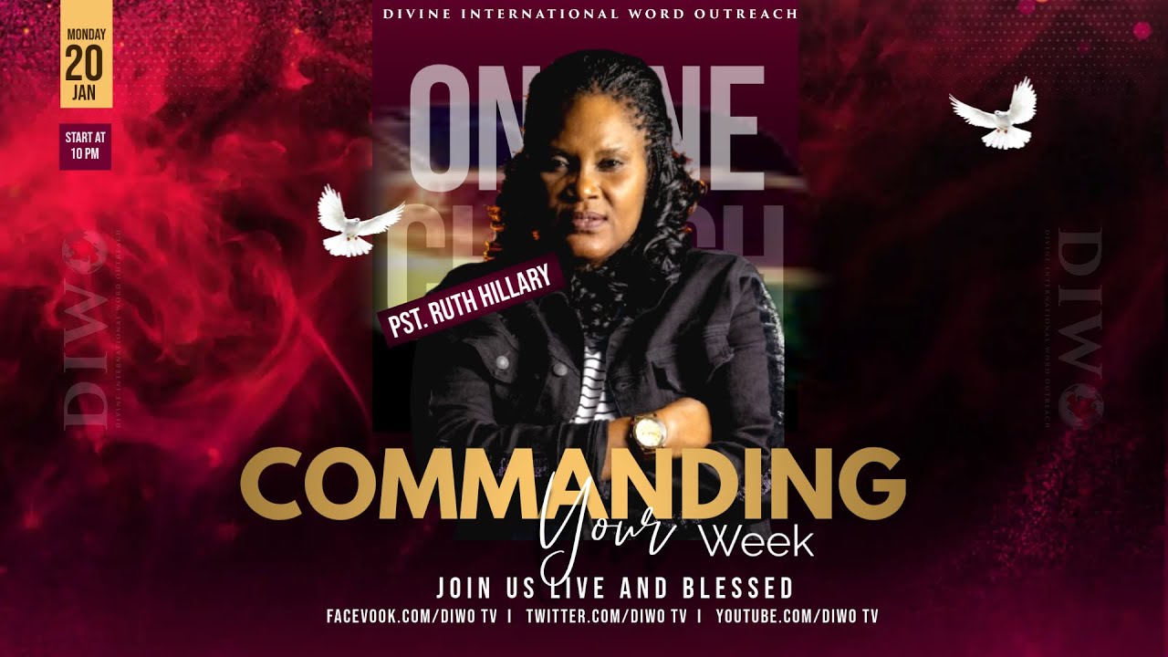 COMMANDING YOUR WEEK - Divine Lifting | Pastor Ruth Hillary - YouTube