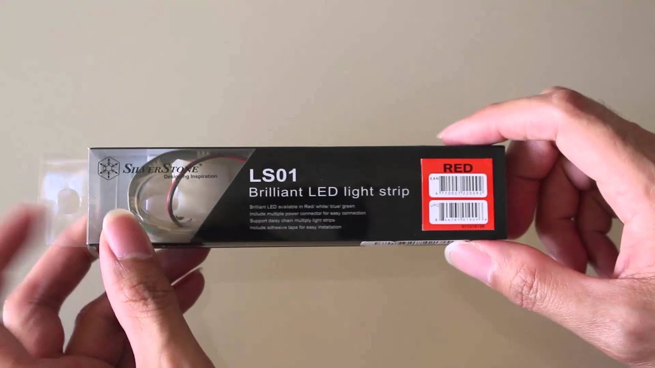 Unboxing Silverstone LS01 Led Light Strip - YouTube