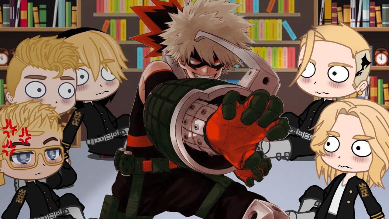 Tokyo revengers react to Takemichi's future as Bakugo Katsuki - YouTube