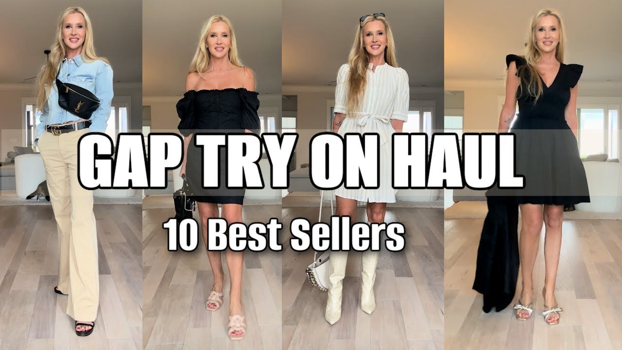 GAP TRY ON HAUL Featuring 10 SPRING 2023 BEST SELLERS - YouTube