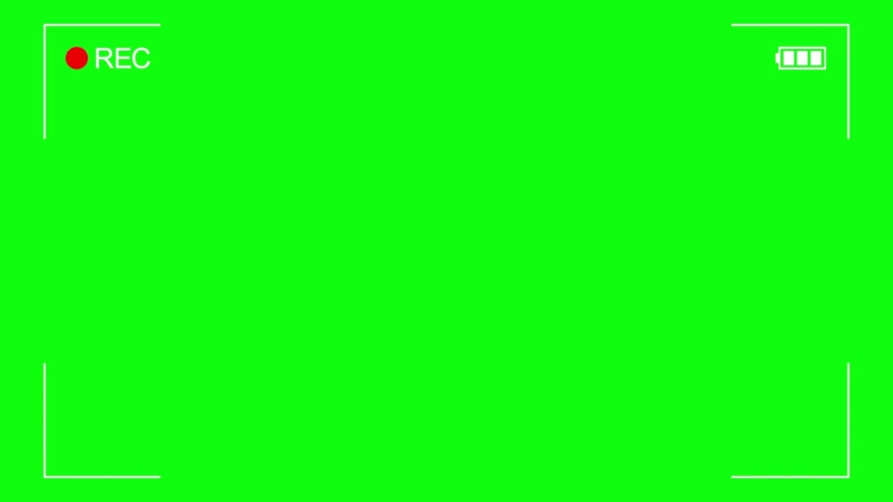 [CHROMA KEY] || Filmar - Tela de filmagem - REC - FUNDO VERDE ...