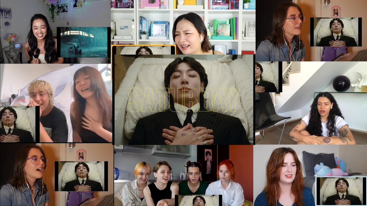 Jungkook 'Seven (feat. Latto)' Official MV [ girls reaction mashup ] - YouTube