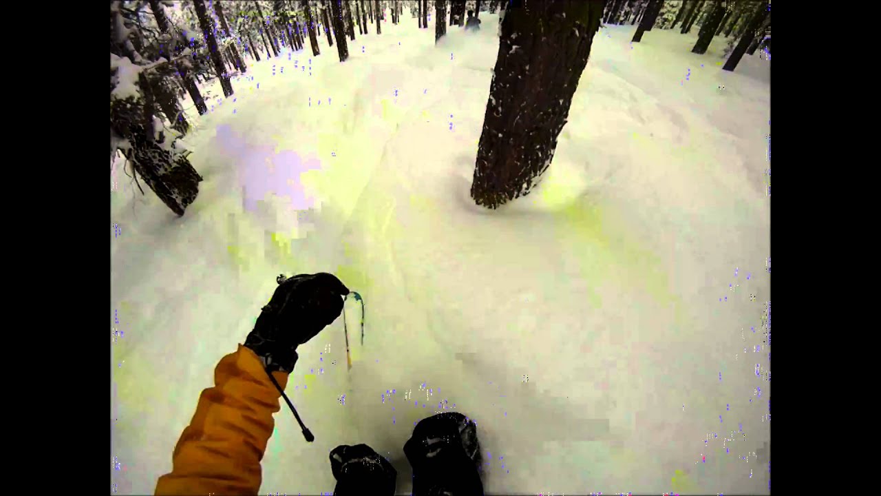 Deep Powder Tree Skiing at NorthStar - YouTube