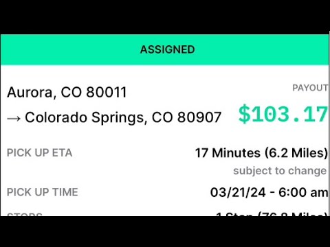 Curri Driver App Denver to Colorado Springs - YouTube
