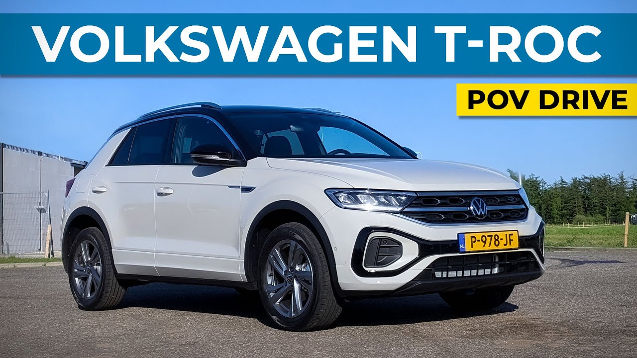 Volkswagen T-Roc 2023 R-Line Walkaround + POV Test Drive (4K) - YouTube