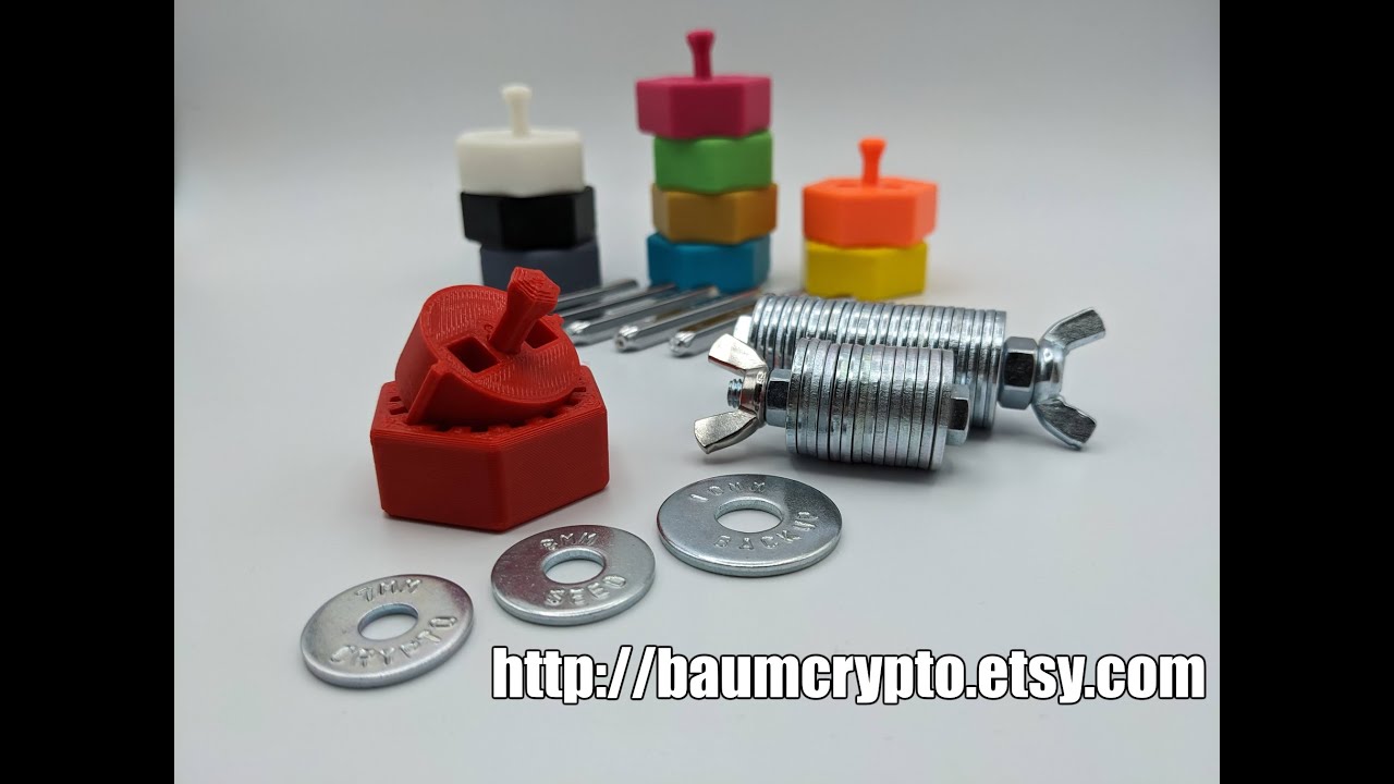 How do I even ...? Crypto Seed Word Backup Jig With Steel Washers ...