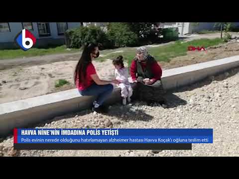 Havva Nine’nin imdadına polis yetişti