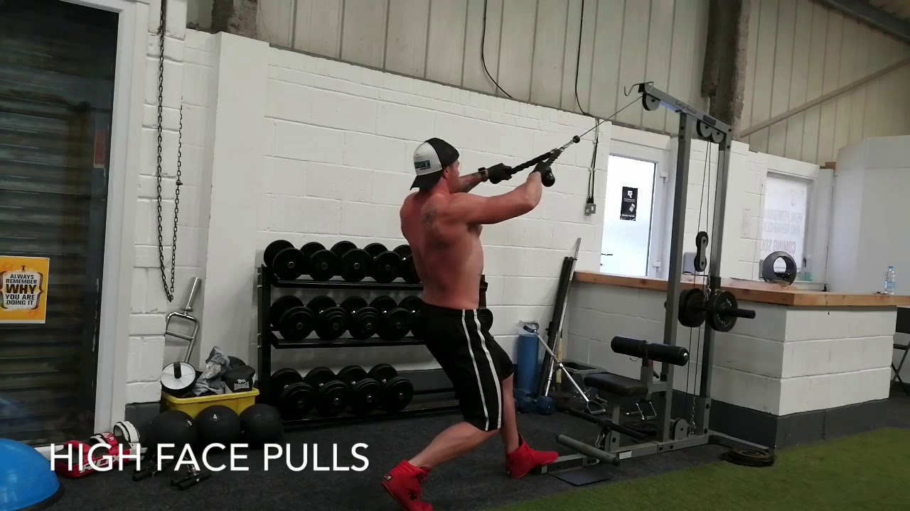 High face pulls - YouTube