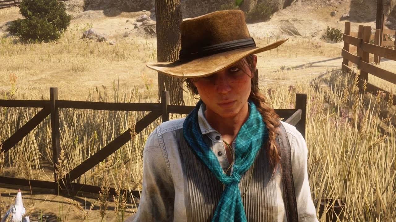 John Marston Shows Off His Gun To Sadie Adler - YouTube