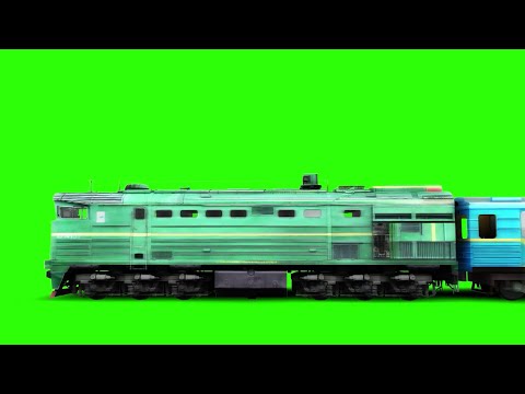 GREEN SCREEN KERETA API - THE TRAIN