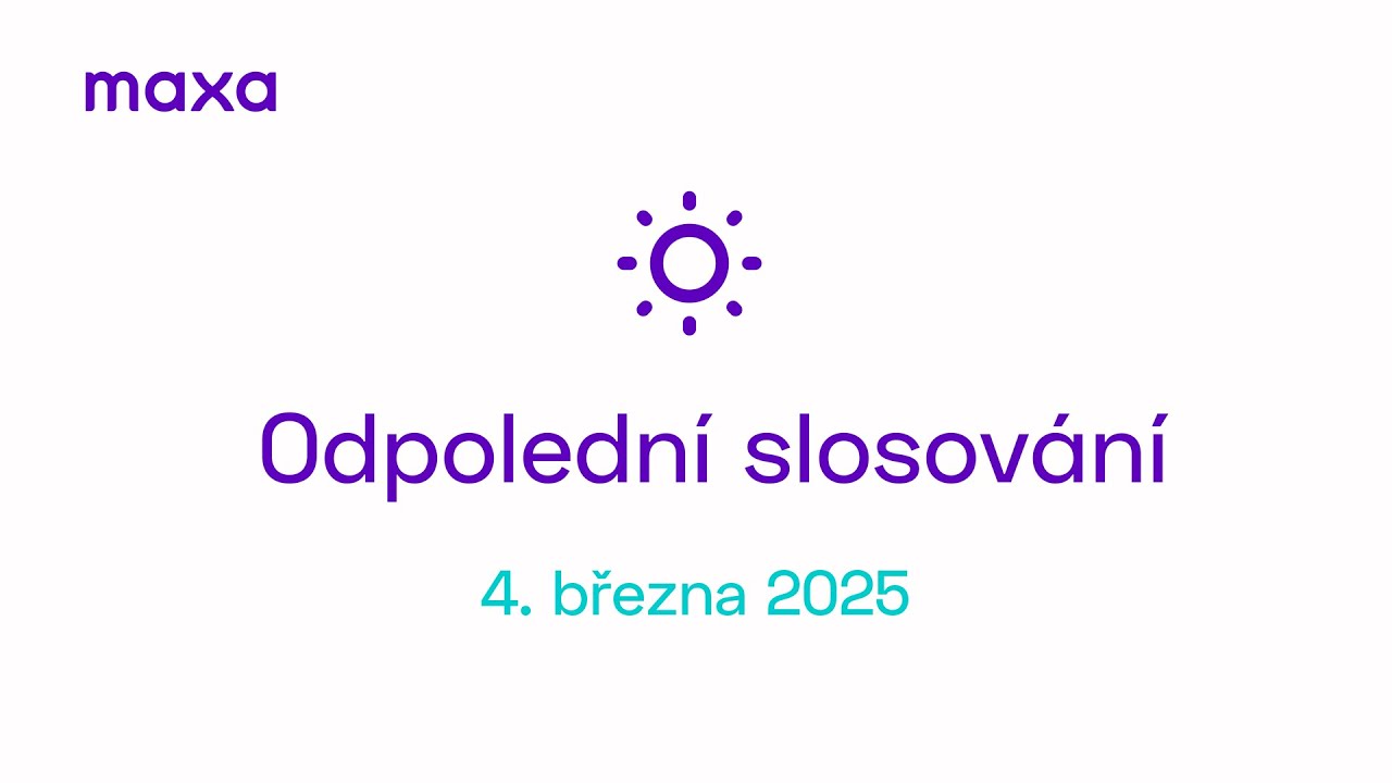 Maxa - 4.3.2025 odpolední - YouTube